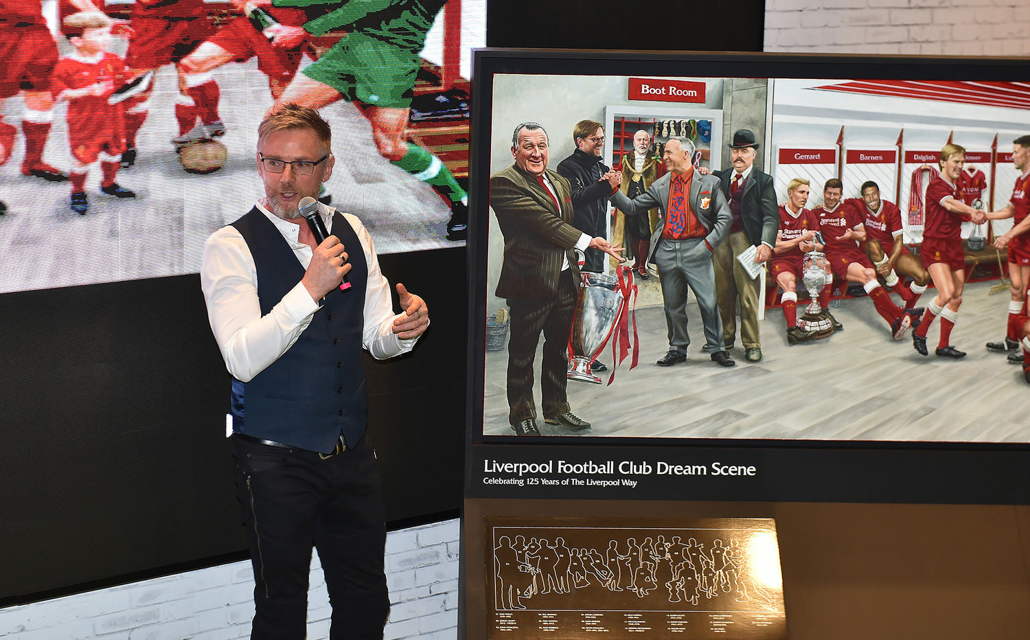 The grand unveiling at Anfield – JAMIE COOPER HOME
